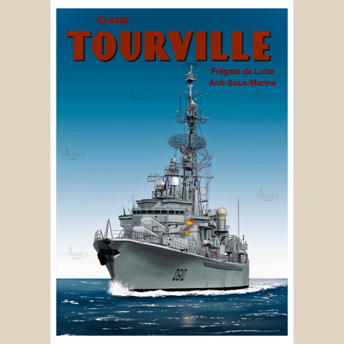French frigate tourville class - Targets - 800 Tonnes