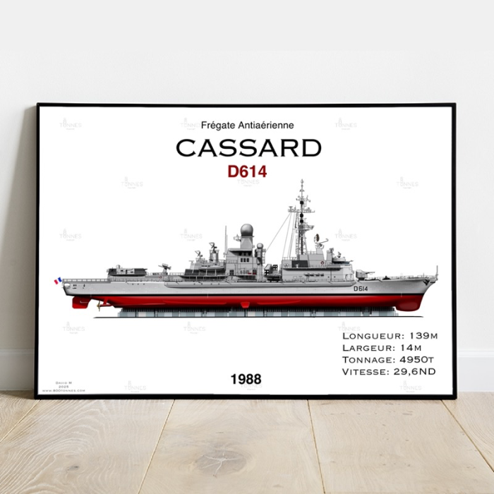 Profil frégate classe Cassard (2 choix)- Navires de surface - 800 Tonnes